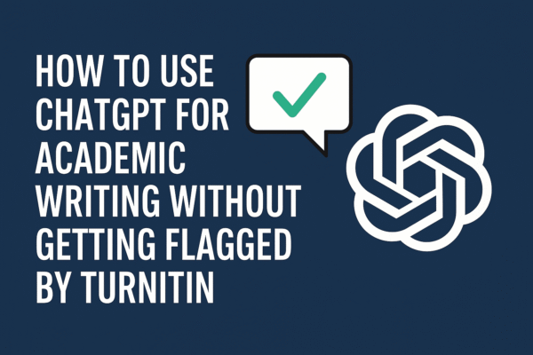 How To Use ChatGPT For Academic Writing Without Getting Flagged By Turnitin